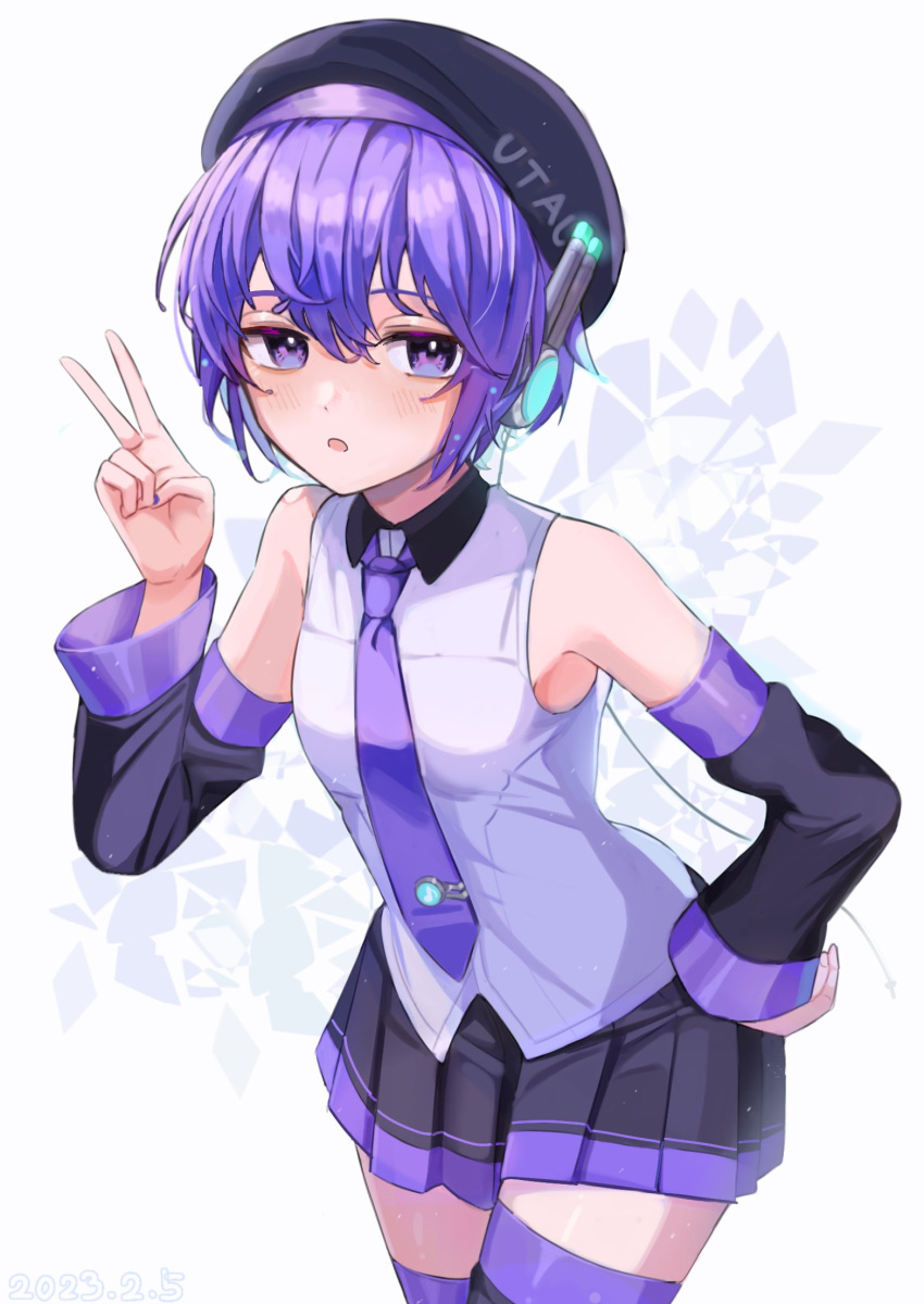 Safebooru - 1girl ascot beret black hat black skirt black sleeves boots ...