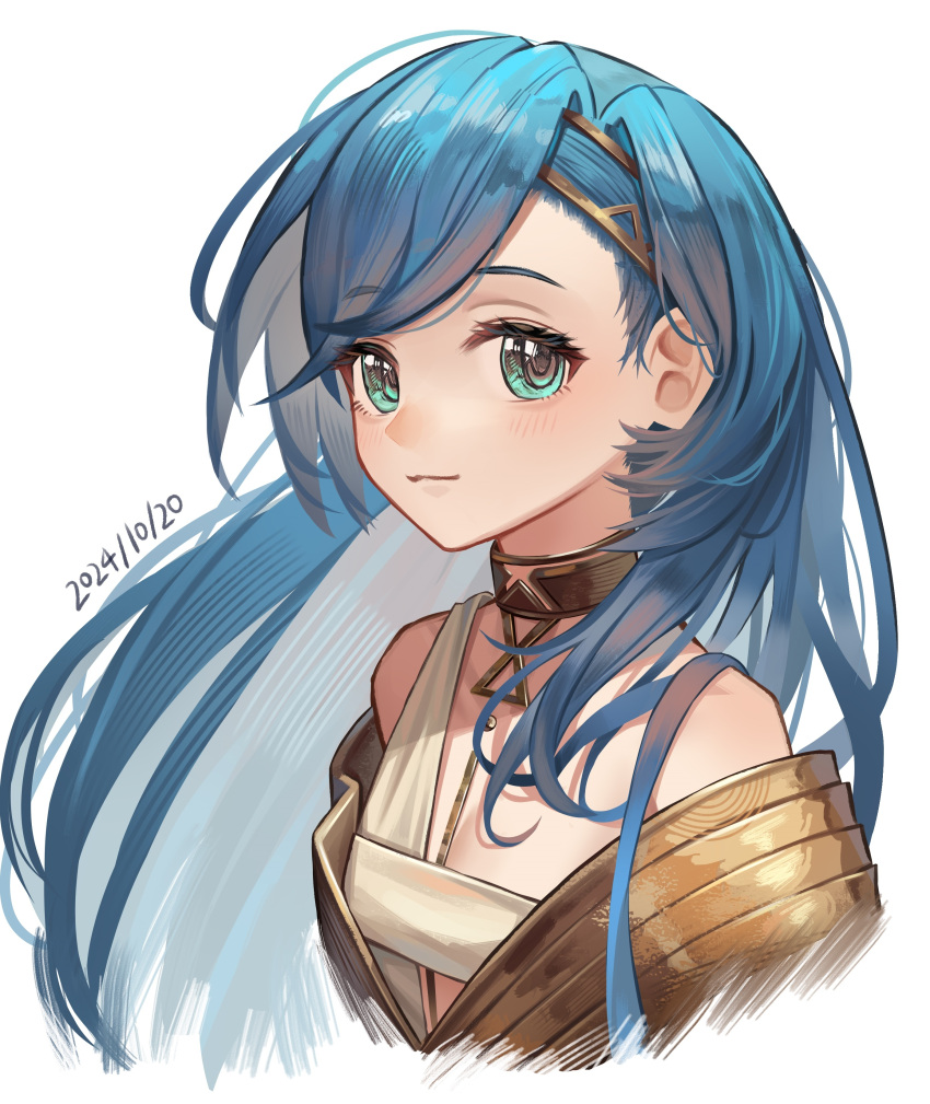 Safebooru - 1girl 37 (reverse:1999) absurdres ancient greek clothes aqua eyes bare shoulders ...