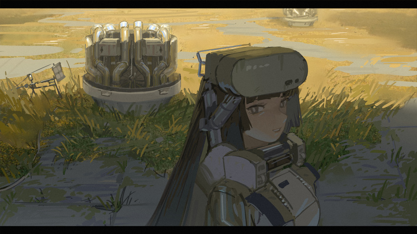 Safebooru 1girl Black Hair Blunt Bangs Bright Pupils Cable Commentary 5020