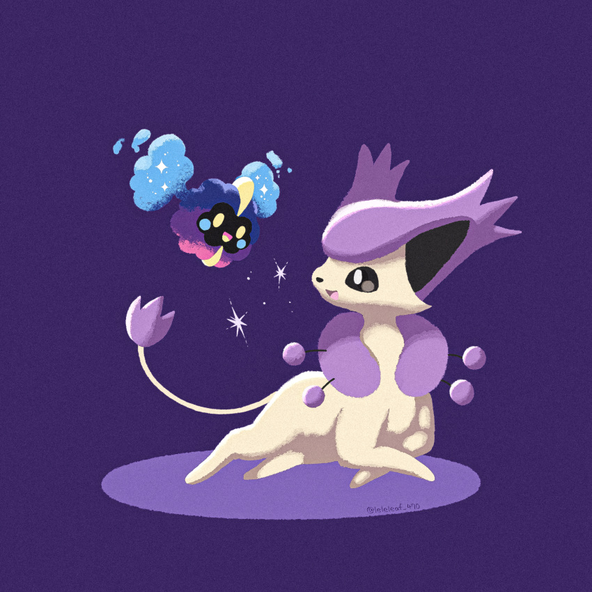 Safebooru - animal focus bright pupils cosmog delcatty full body ...