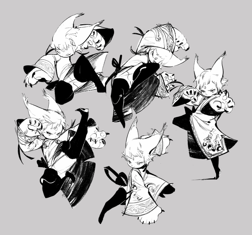 Safebooru - animal hands final fantasy final fantasy xiv furry grey ...