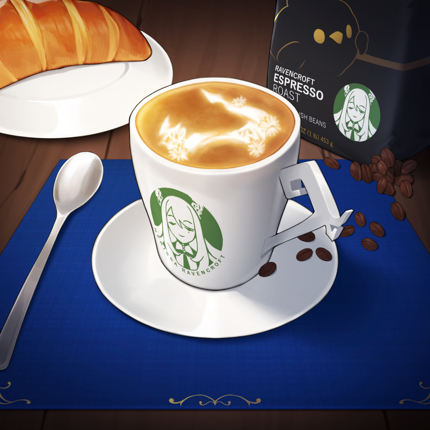 Safebooru - absurdres artist request character name coffee coffee beans ...