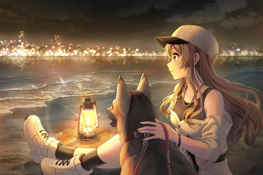 Safebooru - brown eyes brown hair d4dj dress long hair yamate kyouko | 5352169