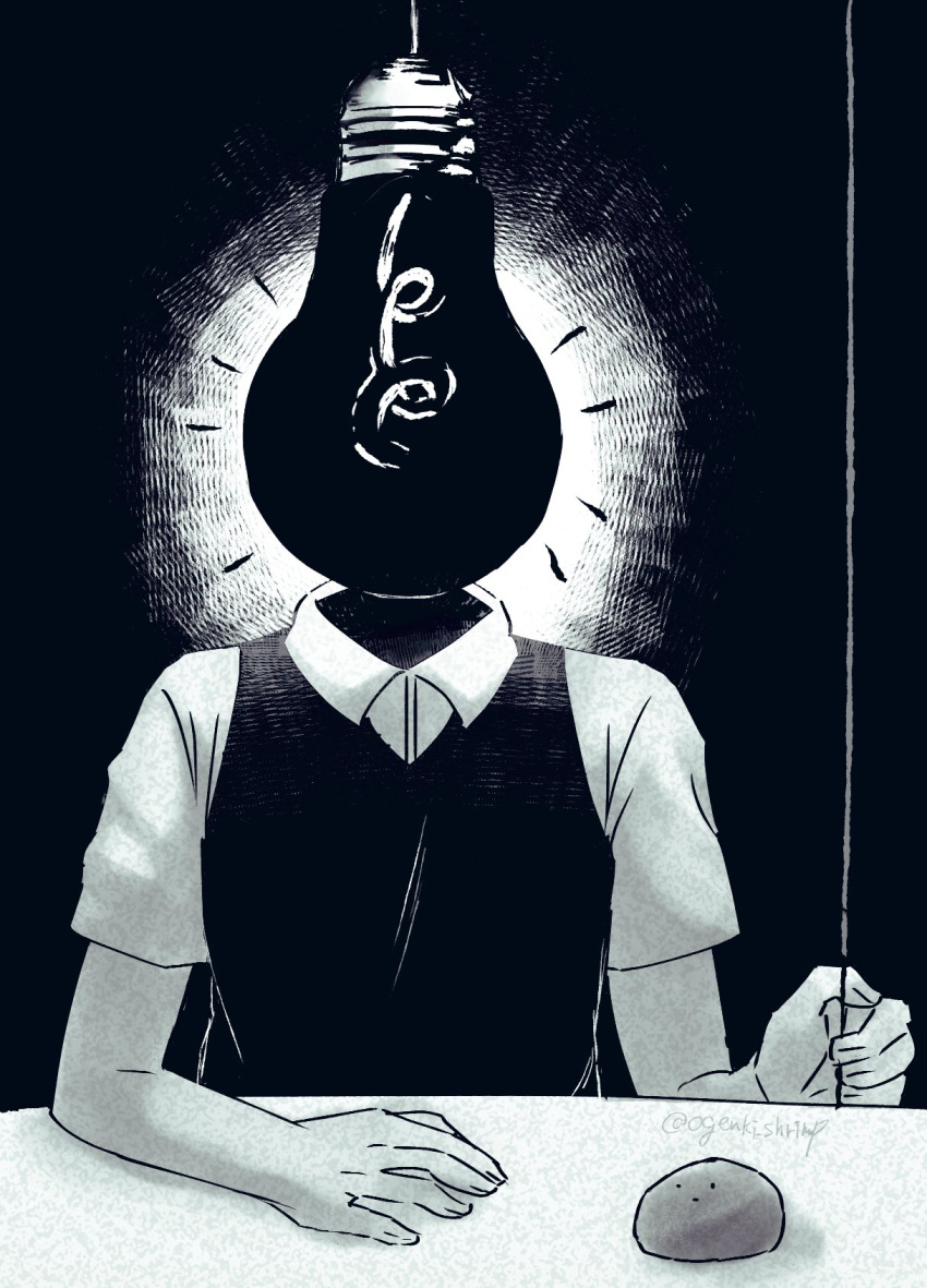 Safebooru - 1boy artist name black sweater vest collared shirt headless ...