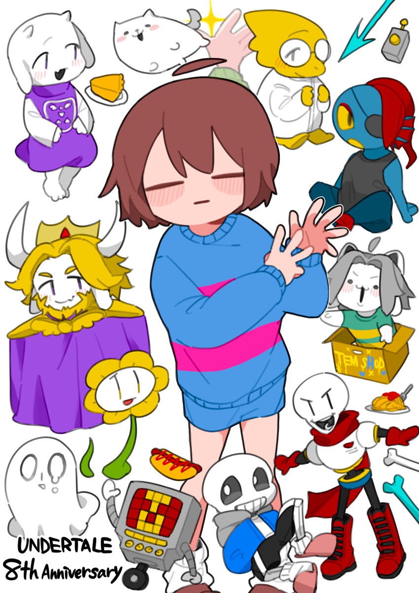 Safebooru - 1other 3girls 6+boys absurdres animal ears anniversary ...