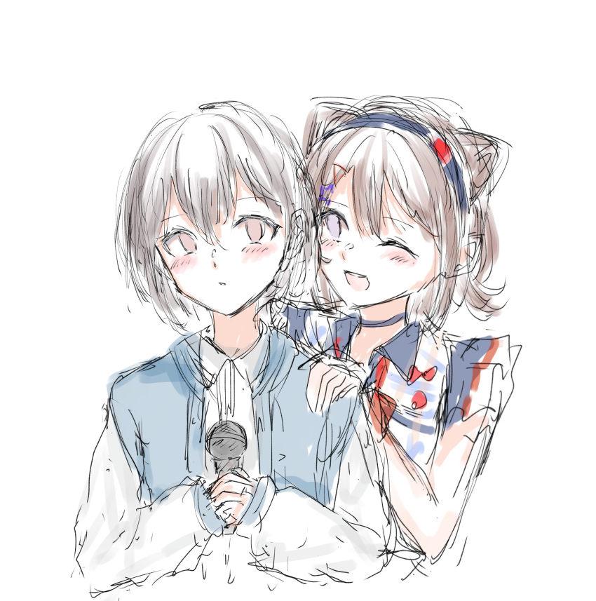 Safebooru - 2girls bang dream! bang dream! it's mygo!!!!! blue jacket blush brown hair ...