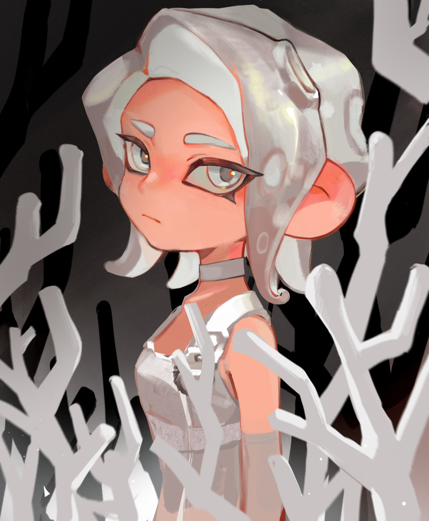 Safebooru - 1girl agent 8 (splatoon) bodysuit closed mouth coral ...