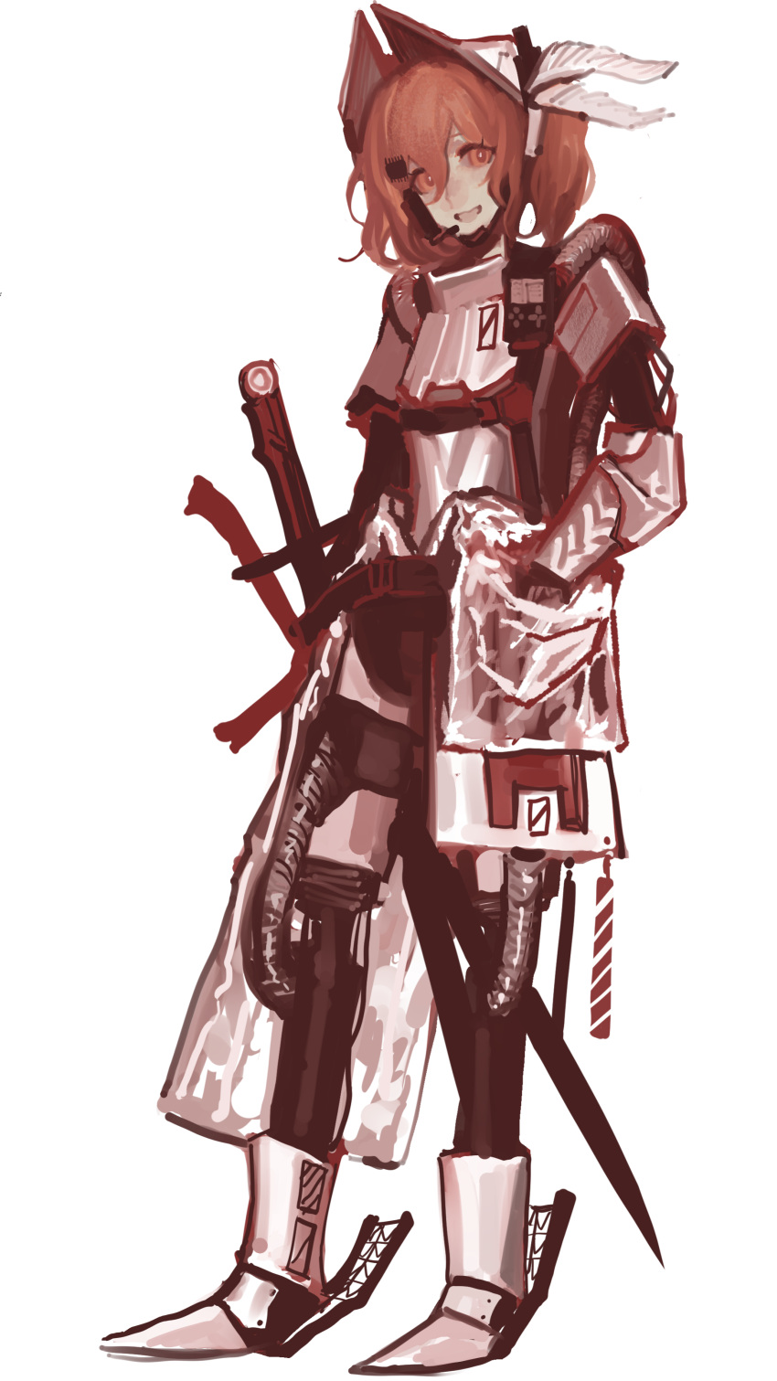 Safebooru - 1girl a.i. voice absurdres adachi rei alternate costume android armor armored boots ...