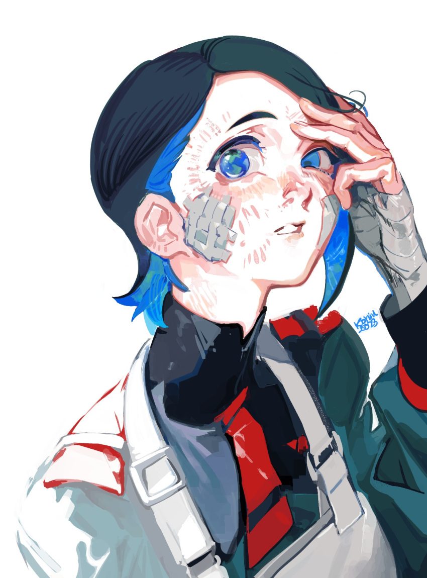 Safebooru - 1girl 2023 arm sling artist name asticassia school uniform bandaged hand bandages ...