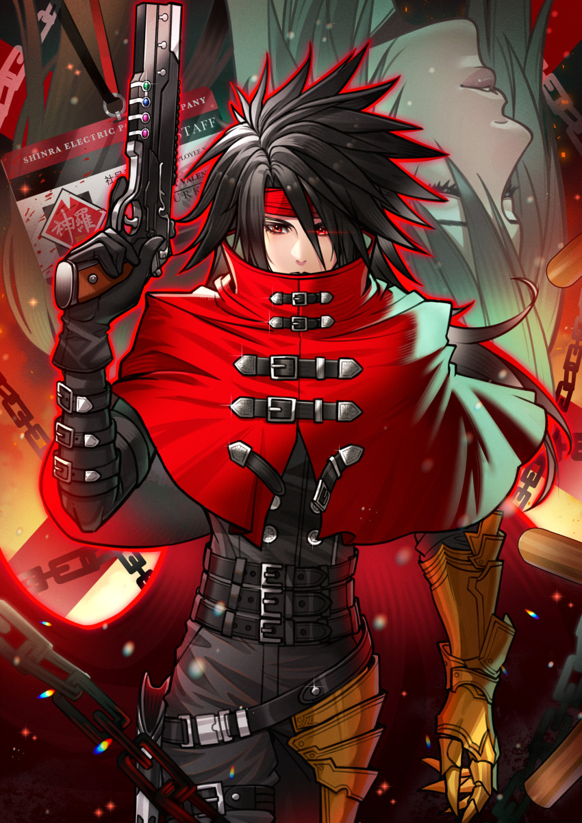 Safebooru - 1boy 1girl absurdres armor belt black belt black gloves ...