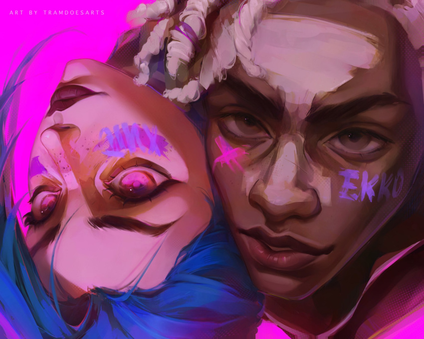 Safebooru 1boy 1girl Arcane League Of Legends Artist Name 1109