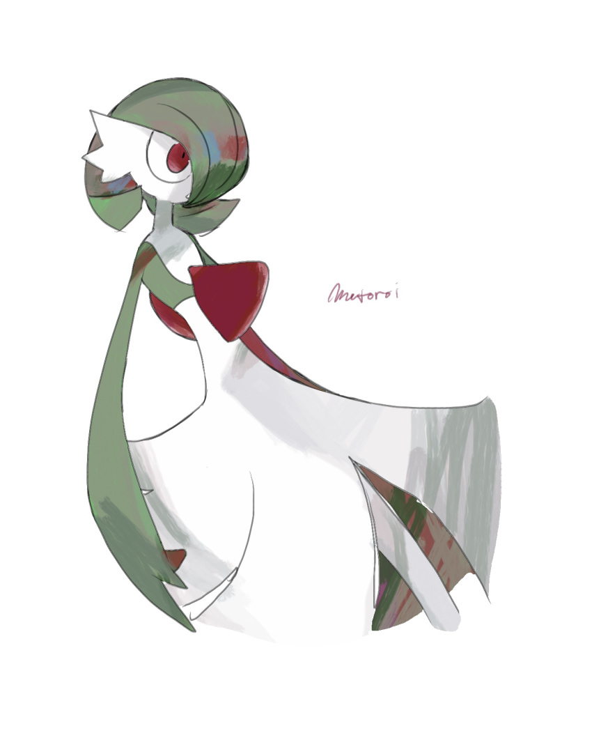 Safebooru - 1girl ame (metorui) arm at side artist name bob cut colored ...