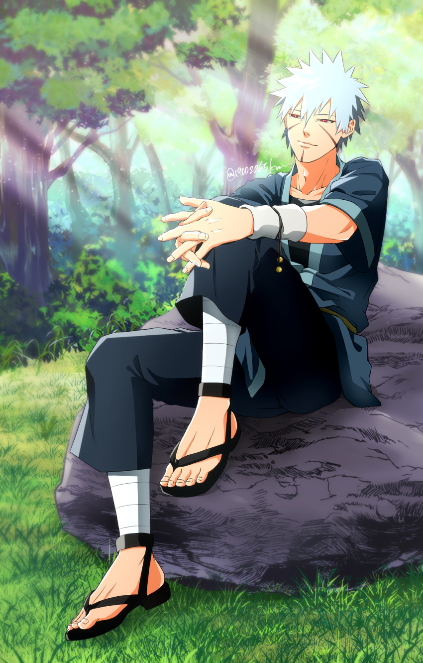 Safebooru - 1boy adam's apple collarbone commentary request fingernails ...