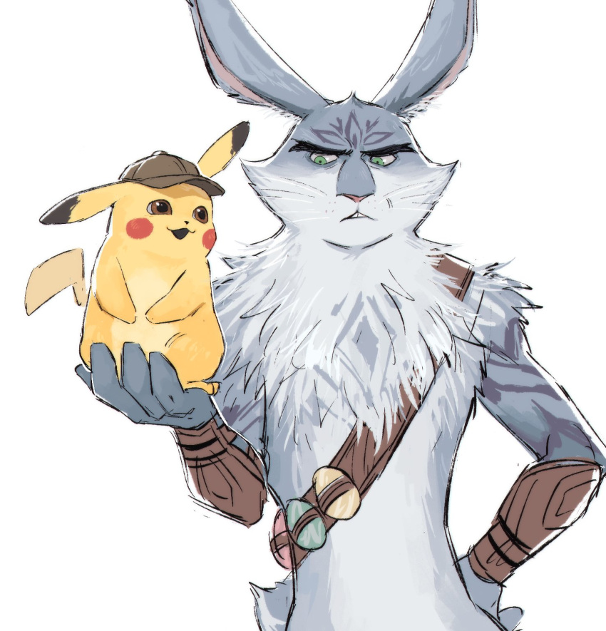 Safebooru - brown eyes crossover detective pikachu (character ...