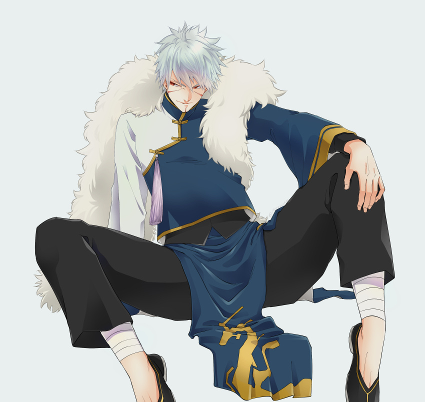 Safebooru - 1boy absurdres black footwear black pants chinese clothes ...