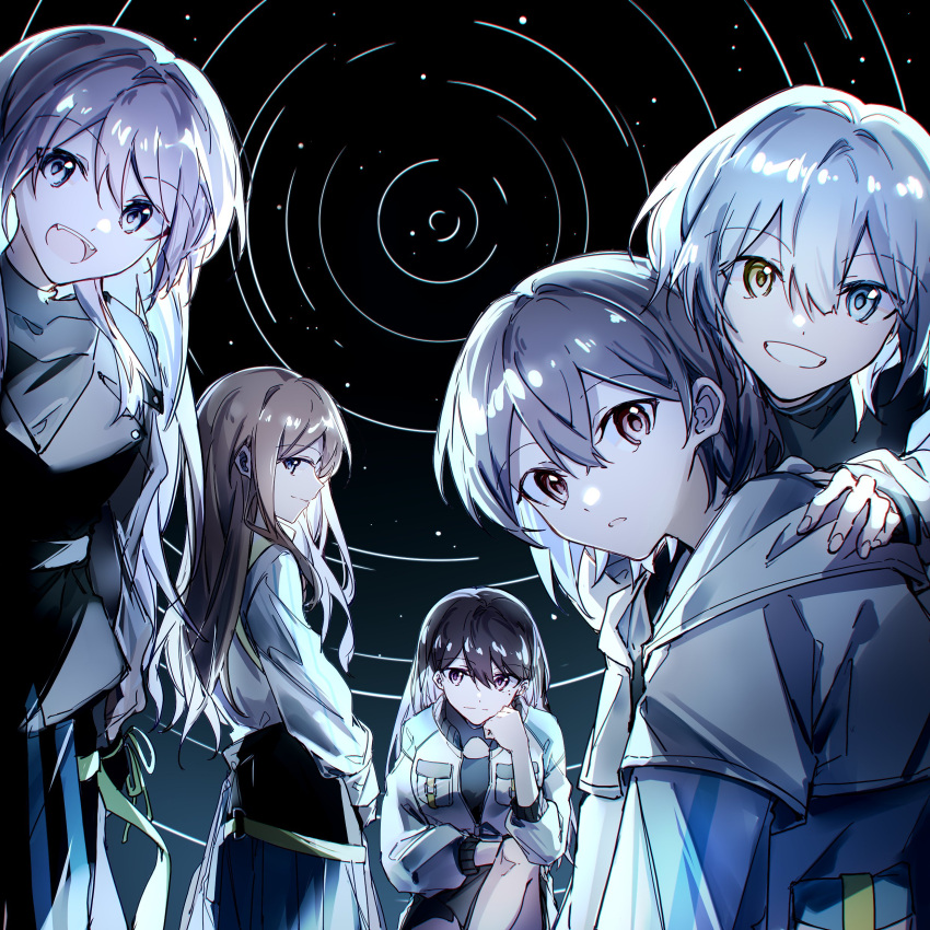 Safebooru - 5girls absurdres bang dream! bang dream! it's mygo!!!!! black dress black hair black ...