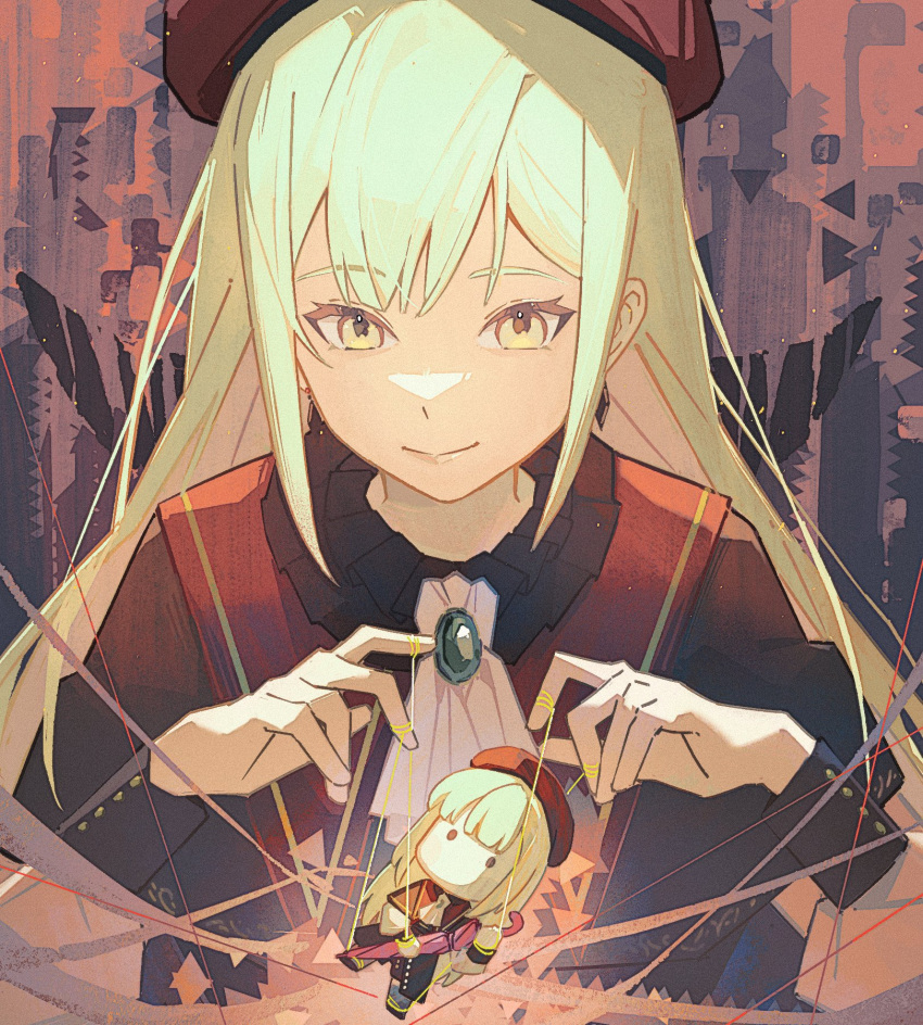 Safebooru - 1girl ascot bang dream! bang dream! it's mygo!!!!! beret black capelet blue brooch ...