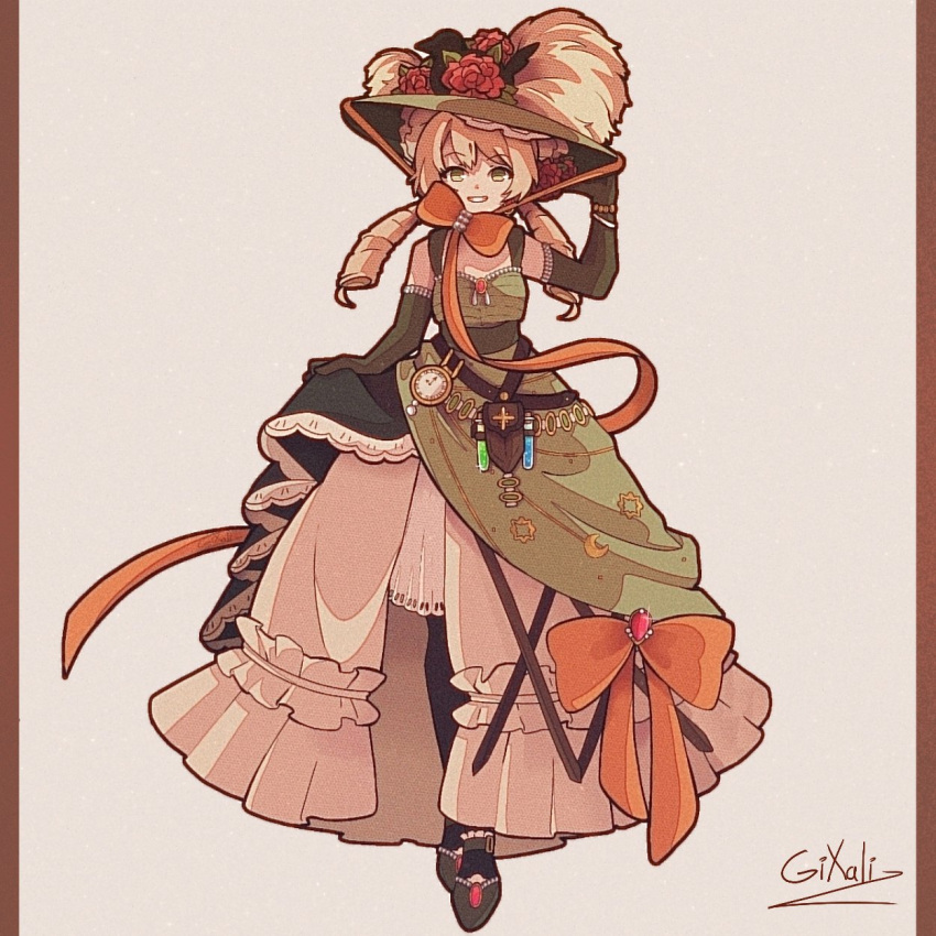 Safebooru - 1girl adjusting hair artist name bare shoulders belt belt ...