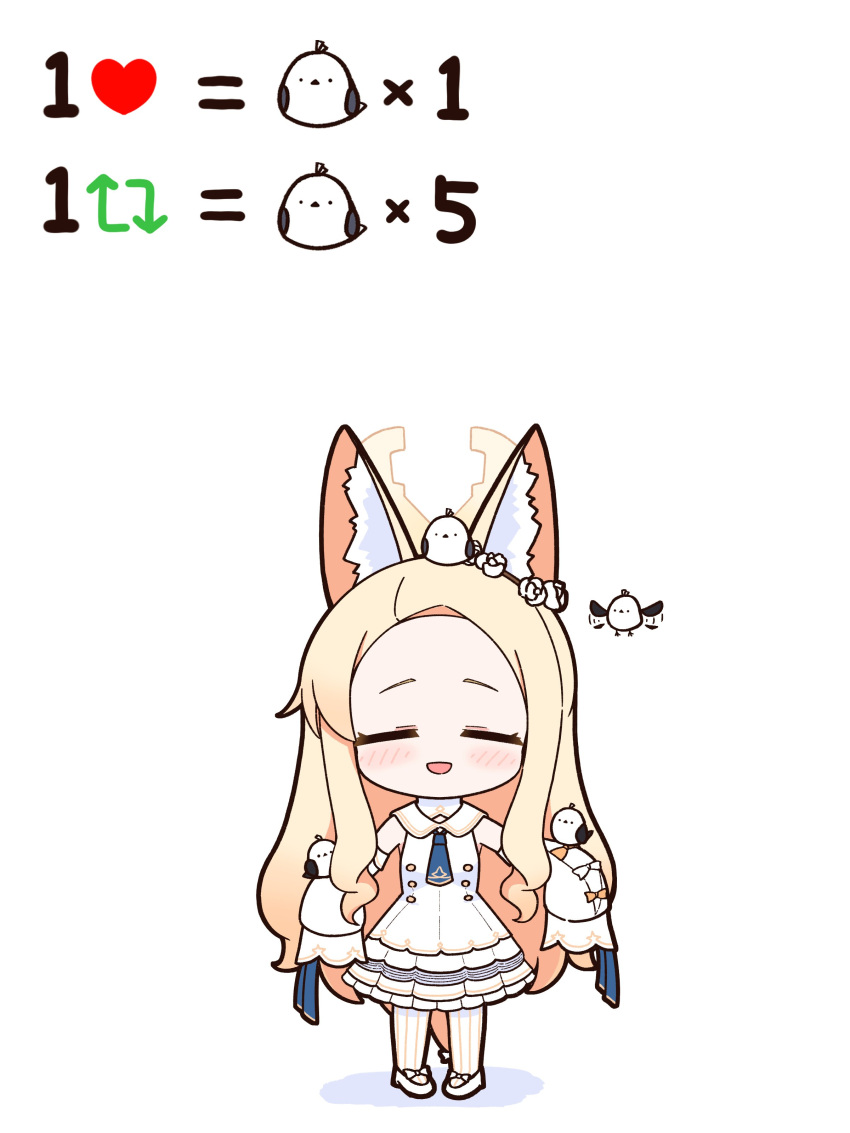 Safebooru - 1girl :d = = absurdres achilles (yosshyachillesd) animal ear fluff animal ears bird ...