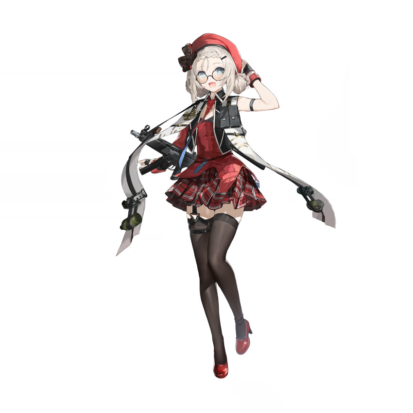 Safebooru - beret black thighhighs cross girls' frontline 2: exilium ...