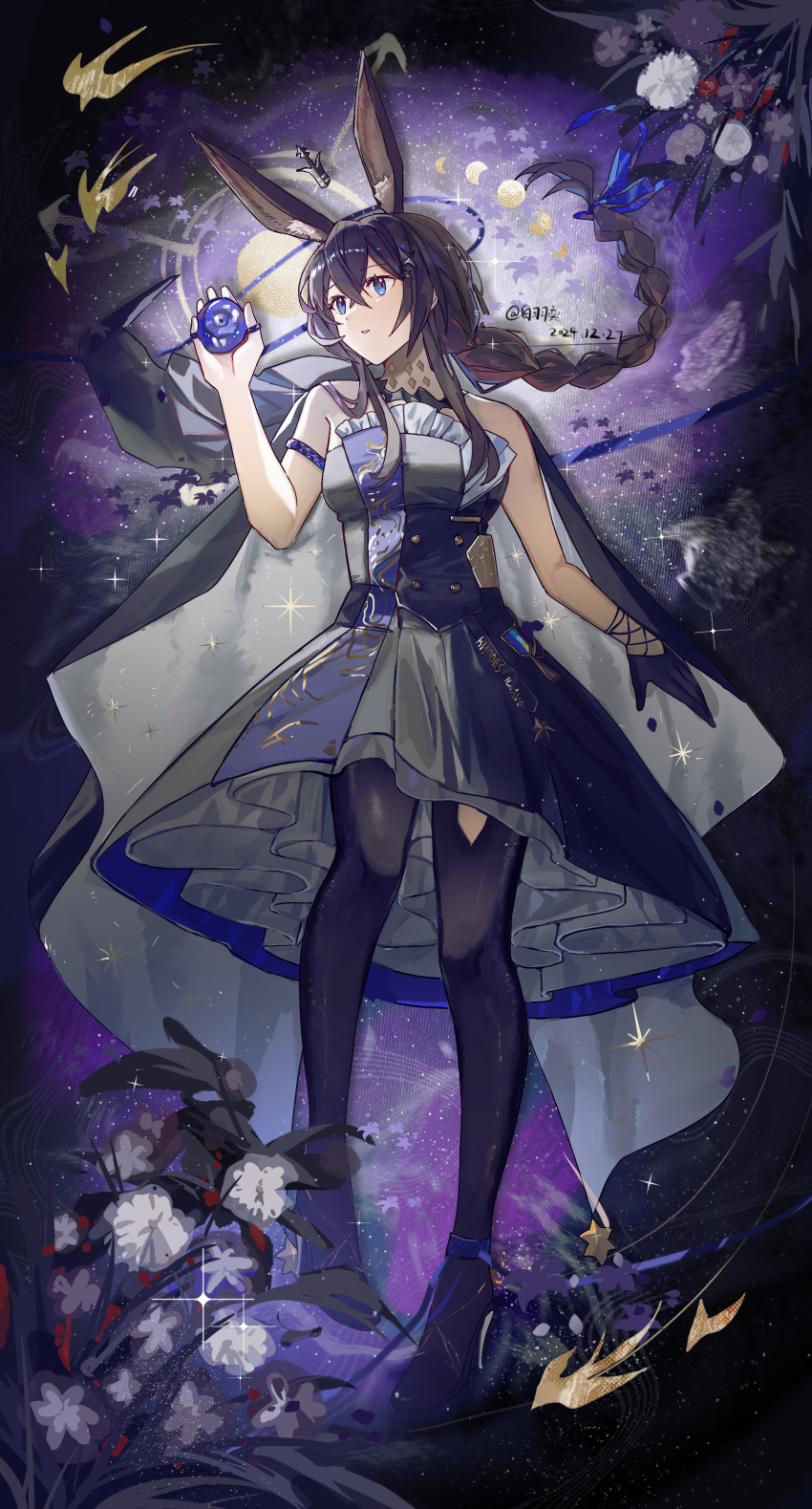 Safebooru - 1girl absurdres ambience synesthesia amiya (arknights) amiya (medic) (arknights ...