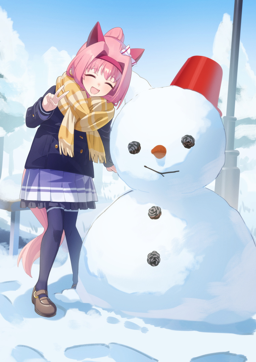 Safebooru - 1girl absurdres animal ears blush closed eyes commentary ...