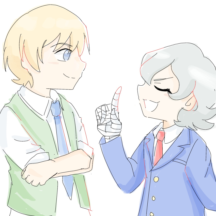 Safebooru - bandaged arm bandages blonde hair blue eyes closed eyes cottoncollie digimon digimon ...