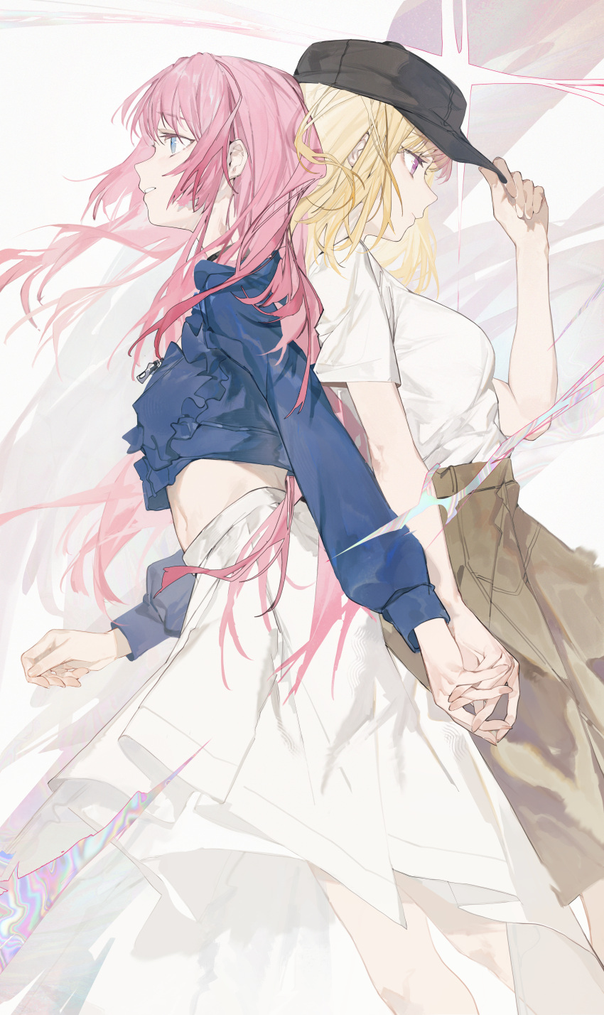 Safebooru - 2girls absurdres artist request back-to-back bang dream! bang dream! it's mygo ...