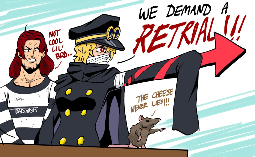 Safebooru - 1boy 1girl figarland shamrock gunko one piece rat short ...