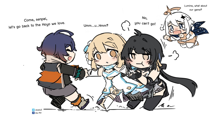 Safebooru - 4girls absurdres artist name belle (zenless zone zero ...