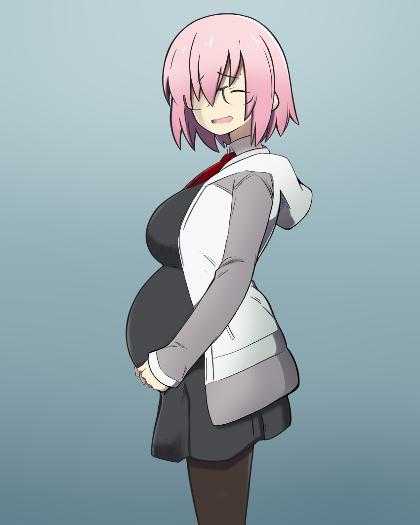 Safebooru - 1girl absurdres belly big belly breasts commentary dress ...