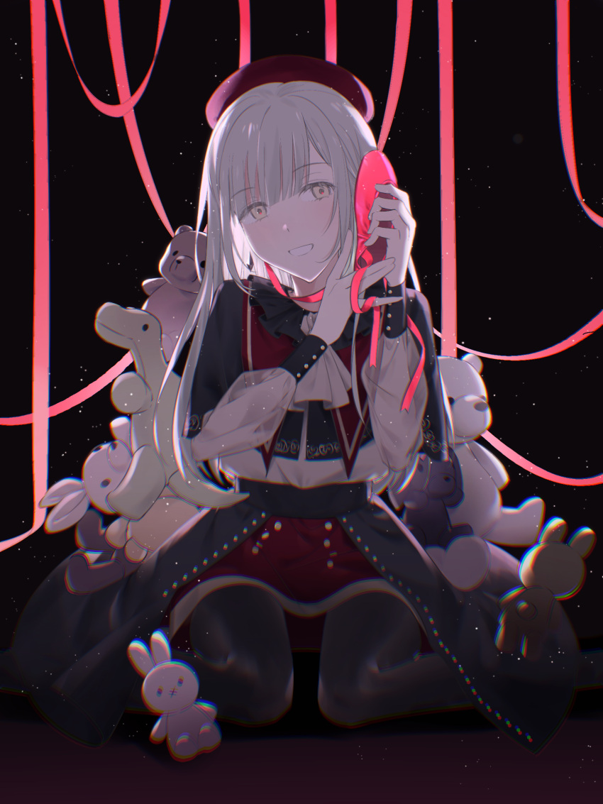 Safebooru - 1girl ascot backlighting bang dream! bang dream! it's mygo!!!!! beret black ...