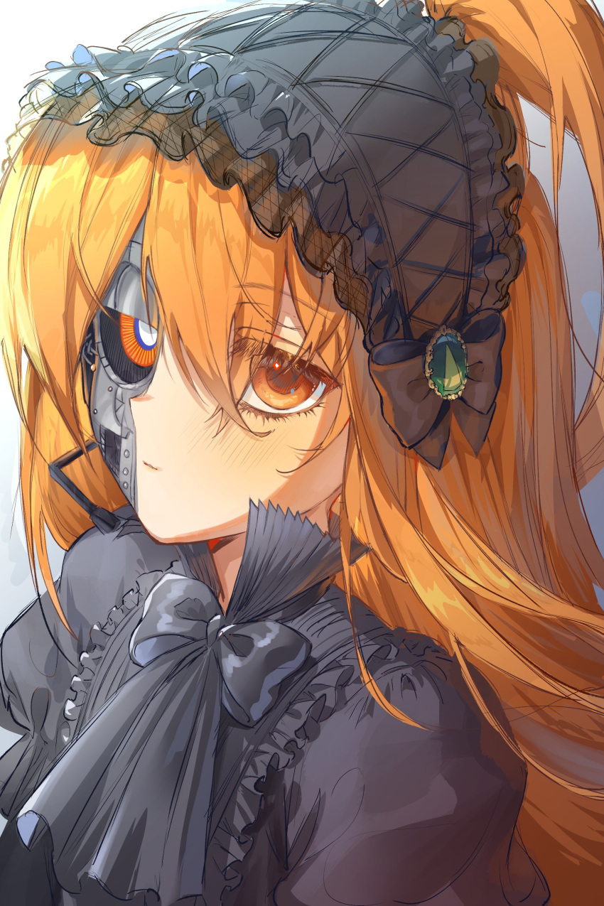 Safebooru - 1girl a.i. voice absurdres adachi rei alternate costume android ascot black ascot ...