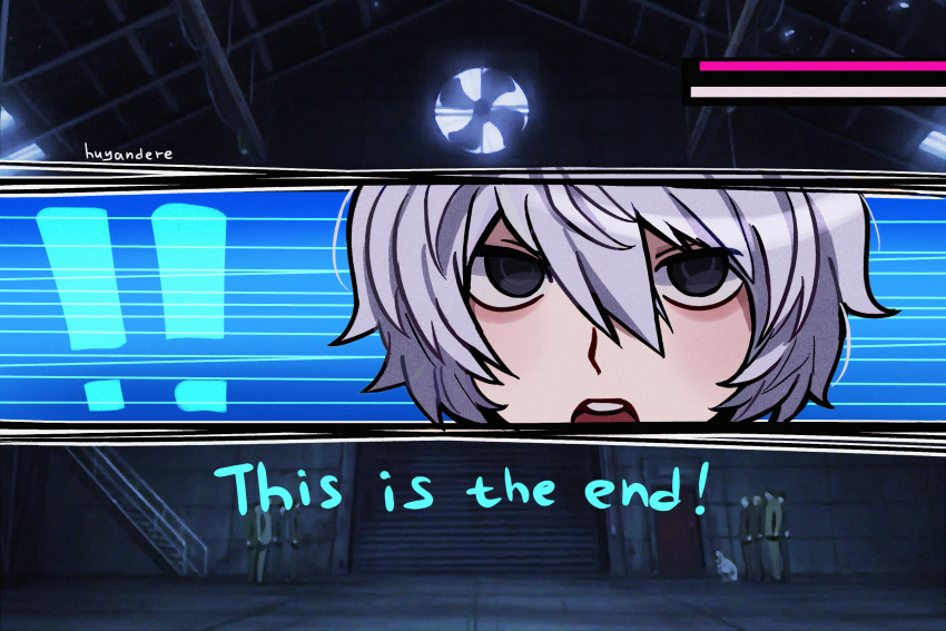 Safebooru - ! 1boy close-up danganronpa (series) death note highres ...