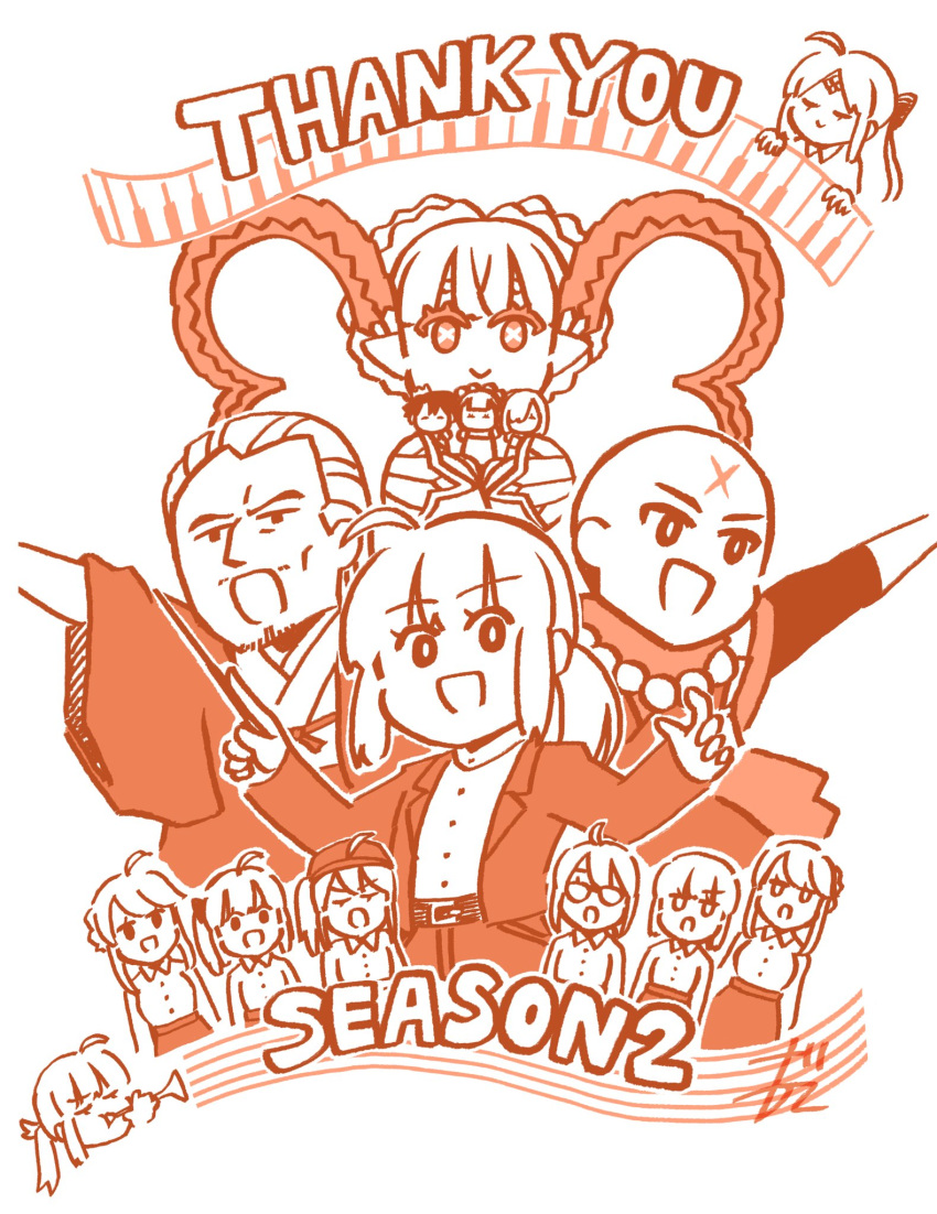 Safebooru - 3boys 6+girls ahoge artoria caster (fate) artoria pendragon ...