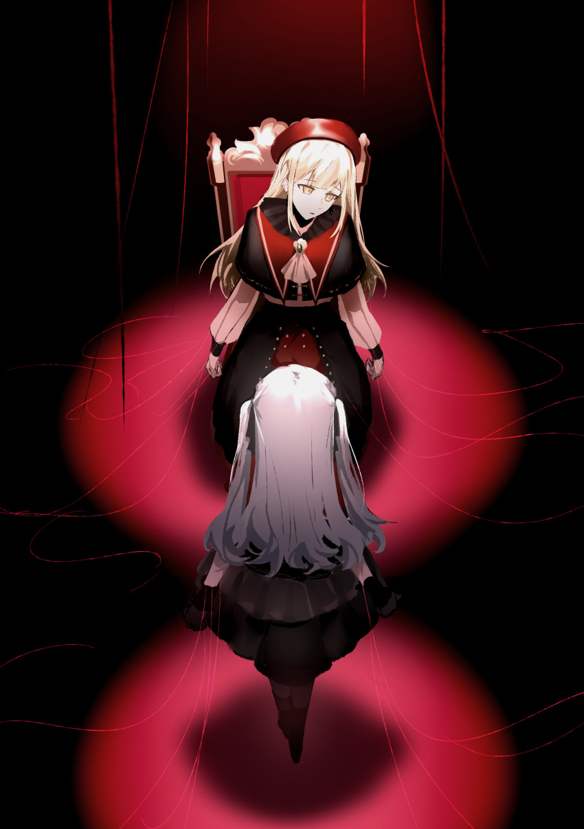 Safebooru - 2girls absurdres ascot baiyubyy bang dream! bang dream! it's mygo!!!!! beret black ...