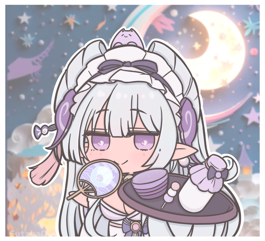 Safebooru - 1girl aqua hair artist name bell blurry blurry background ...
