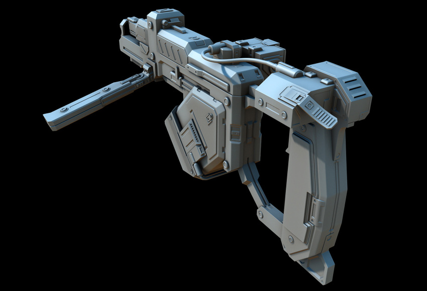 Safebooru - 3d black background commentary dust 514 eve online grey theme gun highres juliadream ...