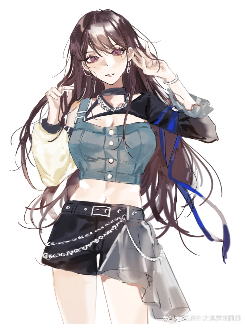 Safebooru - 1girl bang dream! bang dream! it's mygo!!!!! belt black belt black shorts bracelet ...