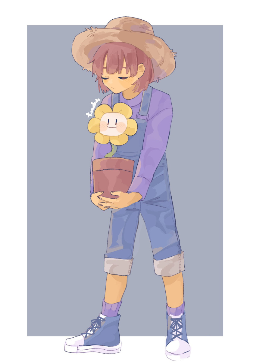 Safebooru - 1boy 1other 2022 2d ambiguous gender boots brown boots ...