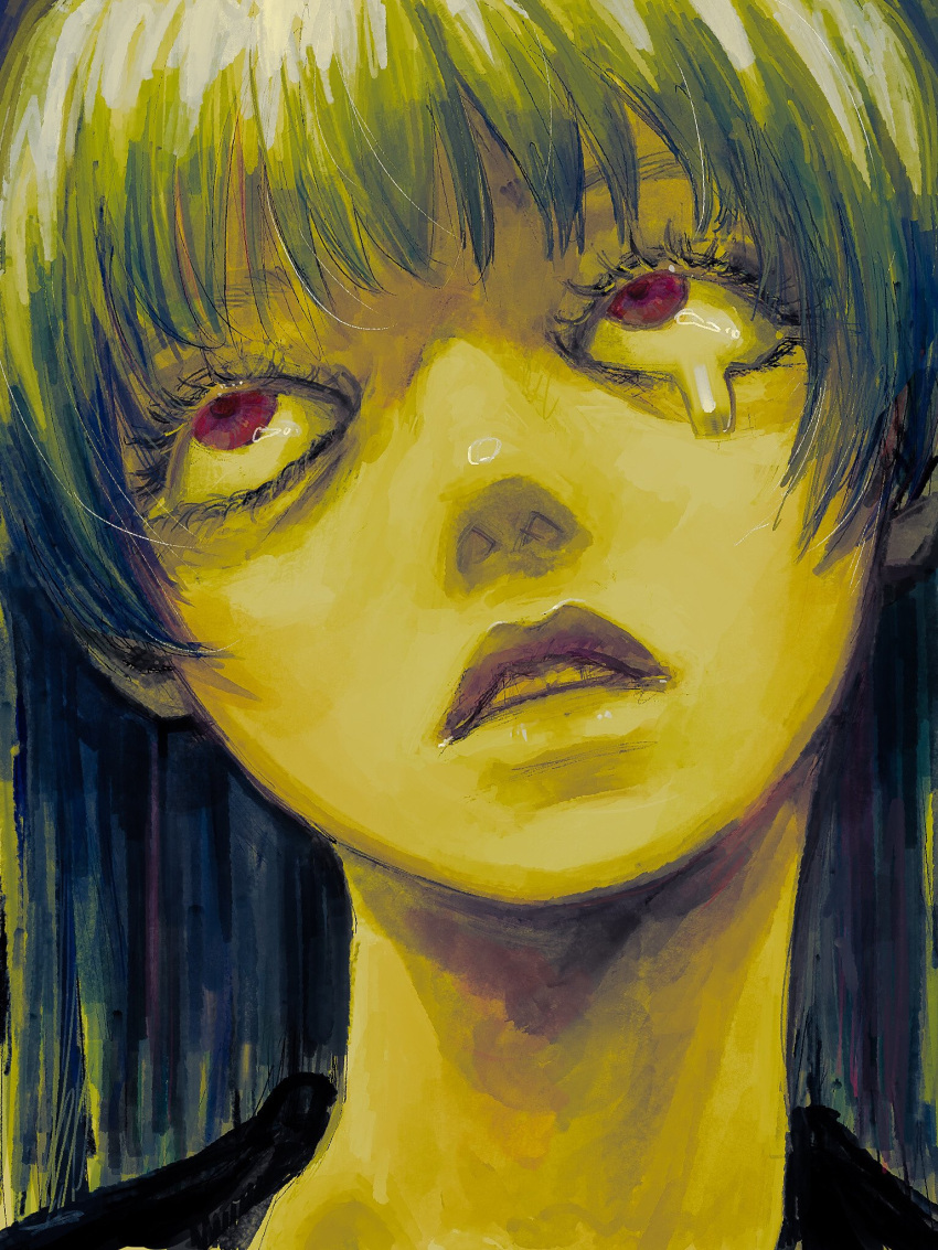 Safebooru - 1girl byakugun commentary crying crying with eyes open ...