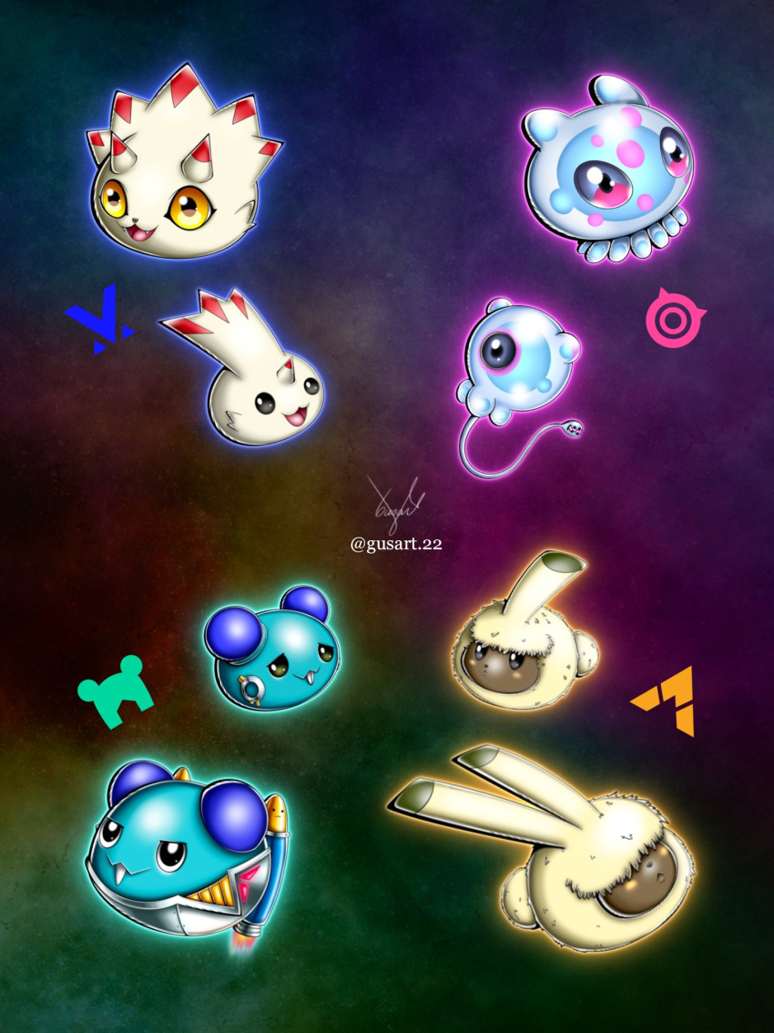 Safebooru - bosamon circle curimon dark skin digimon digimon (creature ...