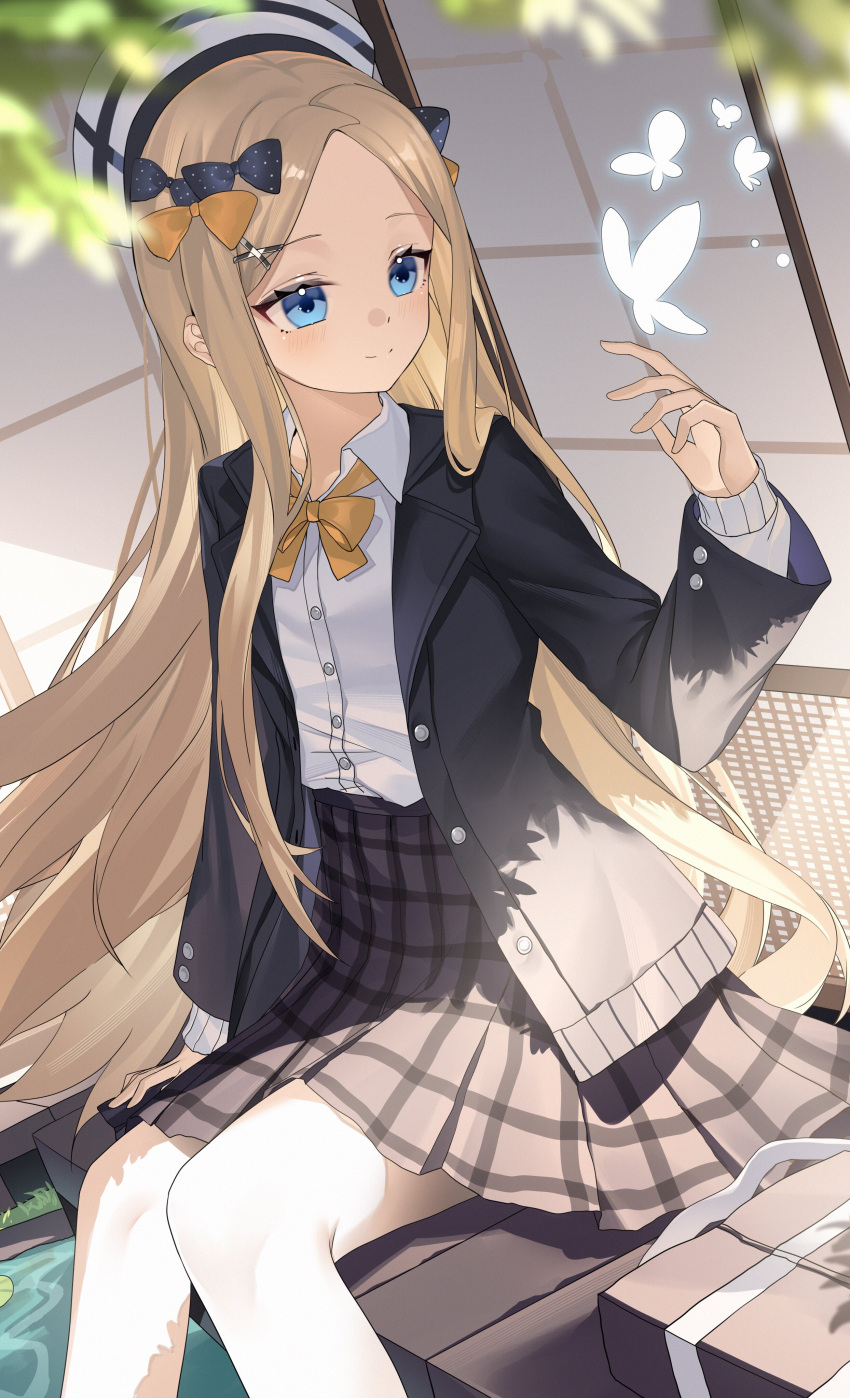 Safebooru - 1girl abigail williams (fate) absurdres alternate costume black jacket black ribbon ...