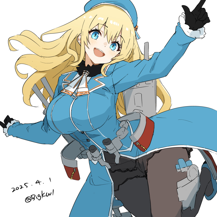 Safebooru 1girl Absurdres Atago Kancolle Beret Bigkwl Black Gloves 3603
