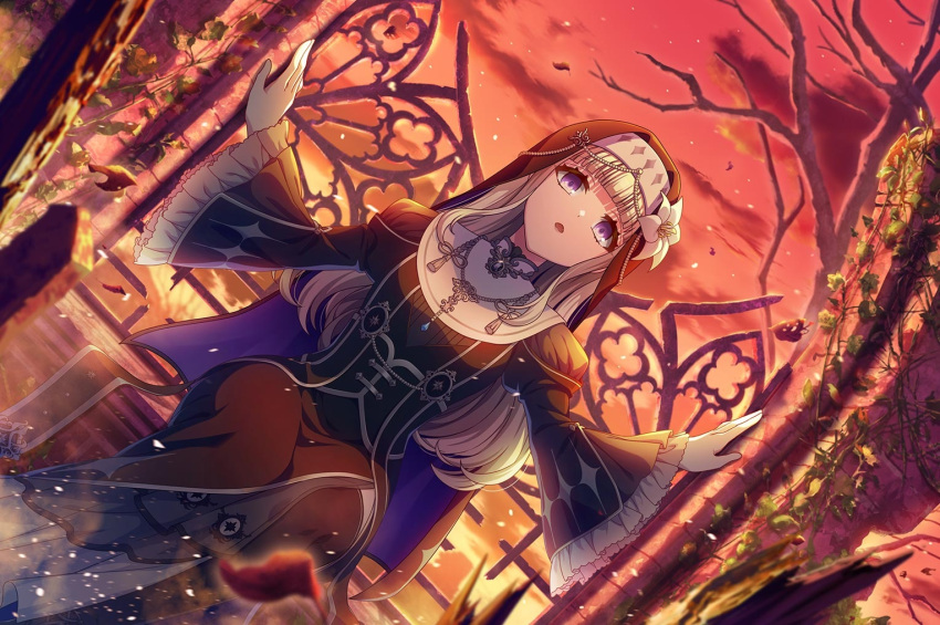 Safebooru - d4dj dress grey eyes grey hair long hair shiratori kurumi | 5665234