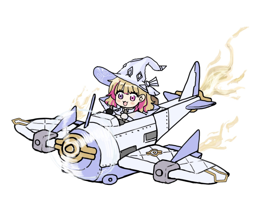 Safebooru - 1girl aircraft airplane blonde hair chibi diabellze the original sinkeeper duel ...