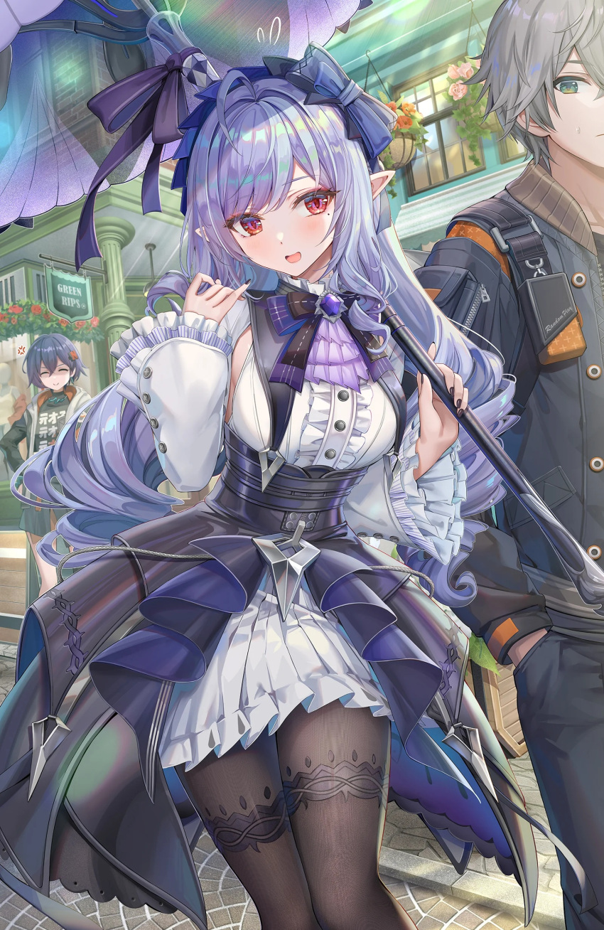 Safebooru - 1boy anger vein belle (zenless zone zero) long hair ...