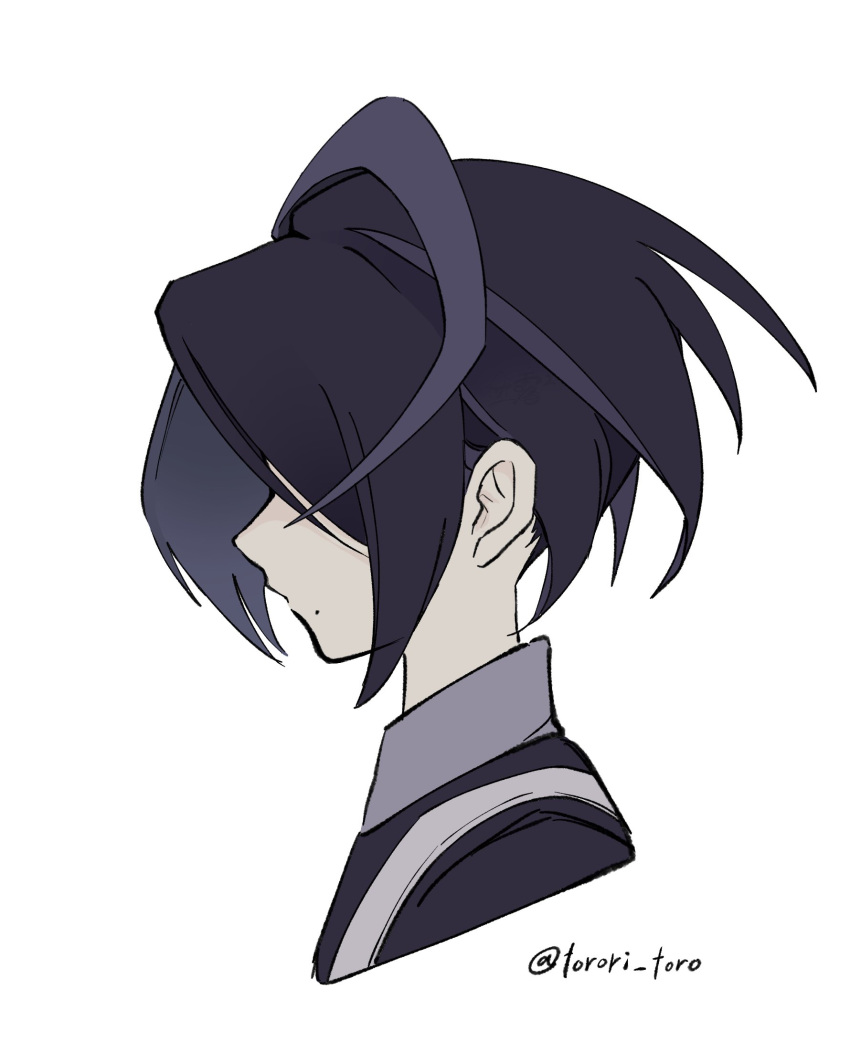 Safebooru - 1boy allister (pokemon) black hair cropped shoulders from ...