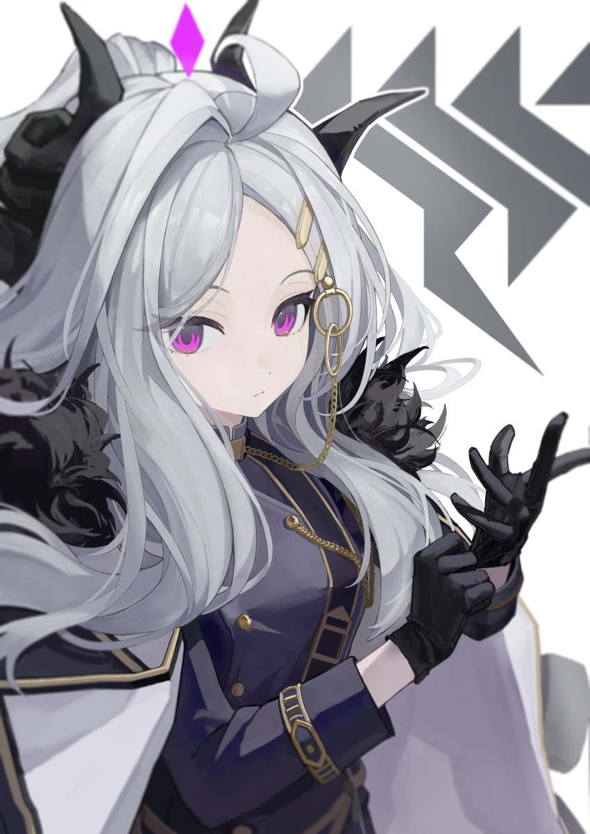 Safebooru - 1girl absurdres ahoge armband black coat black gloves blue archive blue cat ...