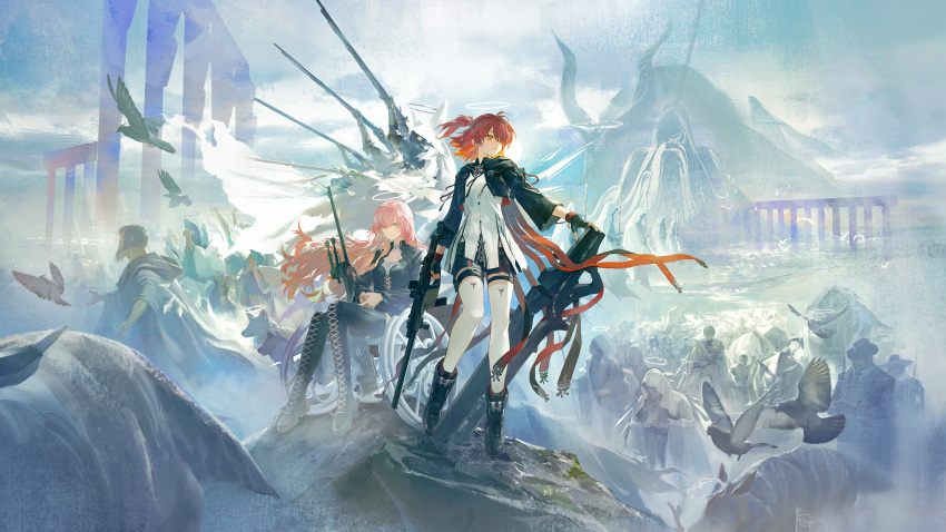 Safebooru - absurdres ai arctic warfare andoain (arknights) animal ear ...